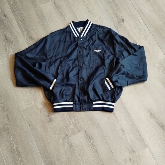 swingster | Jackets & Coats | Vintage Swingster Jacket L Blue Button ...